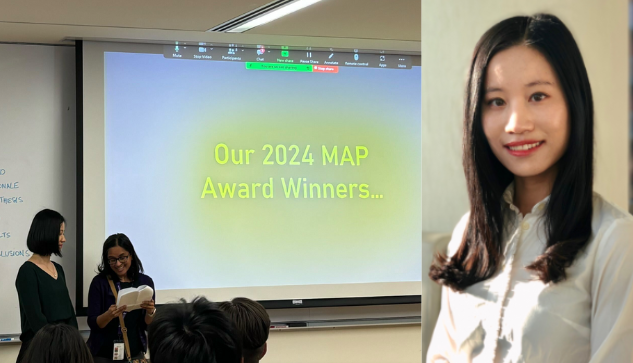 Congratulations to Linwei Wang on Receiving the 2024 MAP Peer Mentor ...